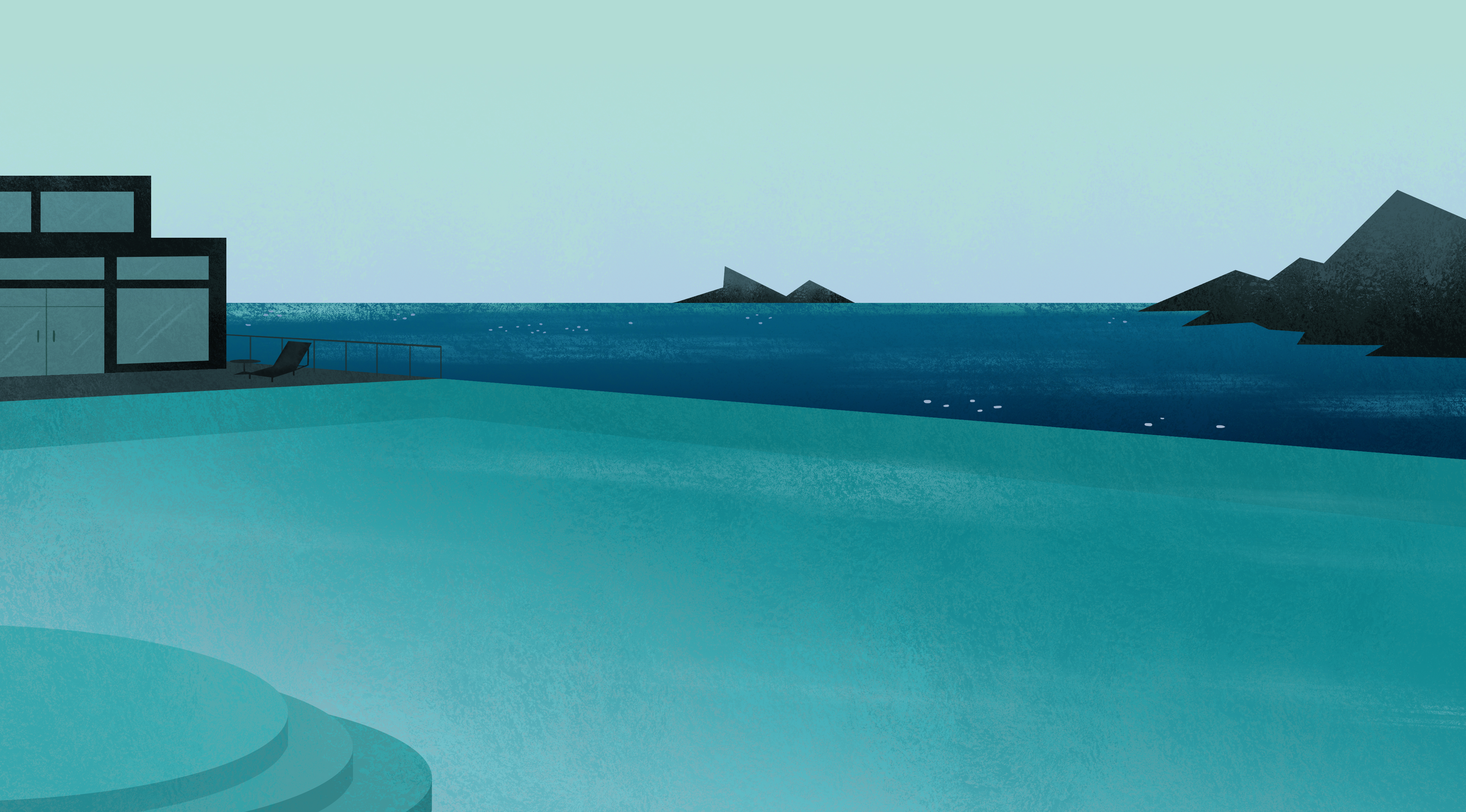 Infinity Pool and Ocean – Sarah Harkey